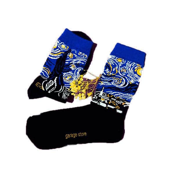 The Starry Night ? Vincent Van Gogh Socks - OddBits Egypt